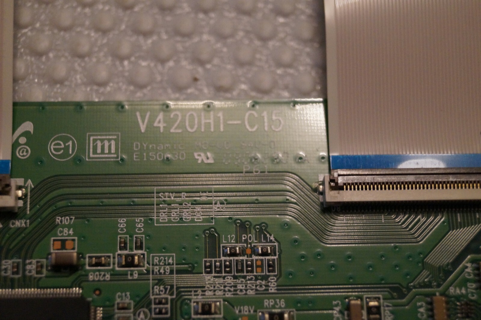 T-CON BOARD V420H1-C15 FOR 42" SANYO CE42FH90-B LCD TV SCREEN V420H1 ...