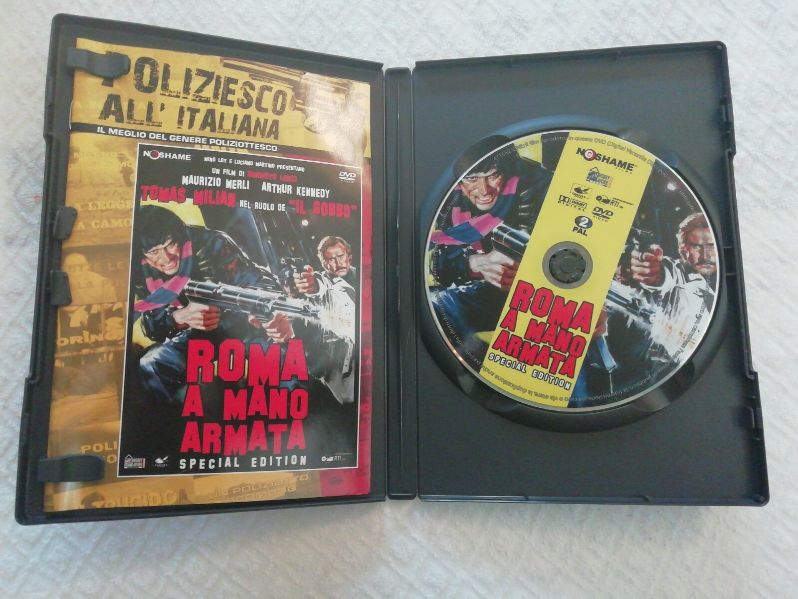 FILM DVD ROMA A MANO ARMATA TOMAS MILIAN MAURIZIO MERLI REGIA UMBERTO ...