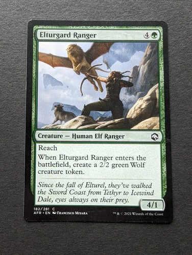 Magic the Gathering ELTURGARD RANGER 182 Adventures in the Forgotten ...