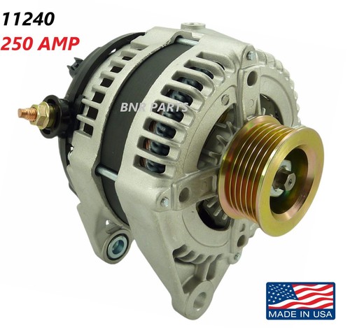 250 AMP 11240 Alternator Jeep Dodge RAM NEW High Output Performance HD ...