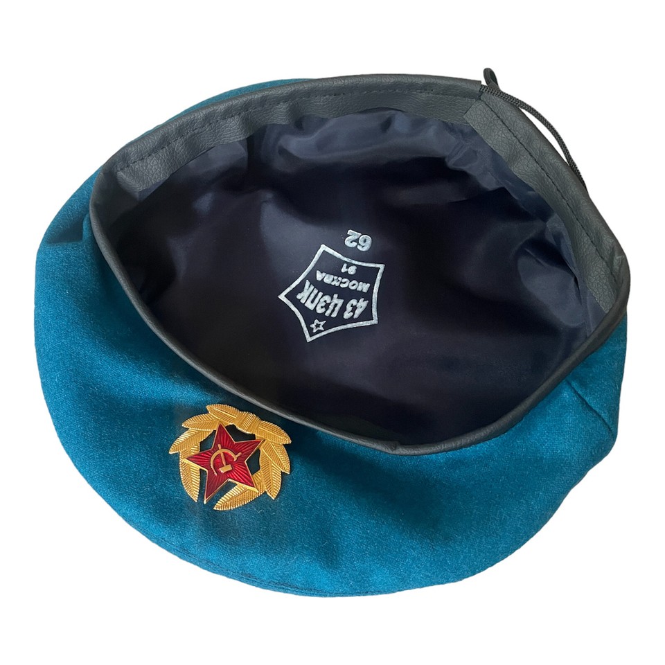 USSR Soviet Style Russian Army Uniform Blue VDV Paratrooper Beret Cap ...