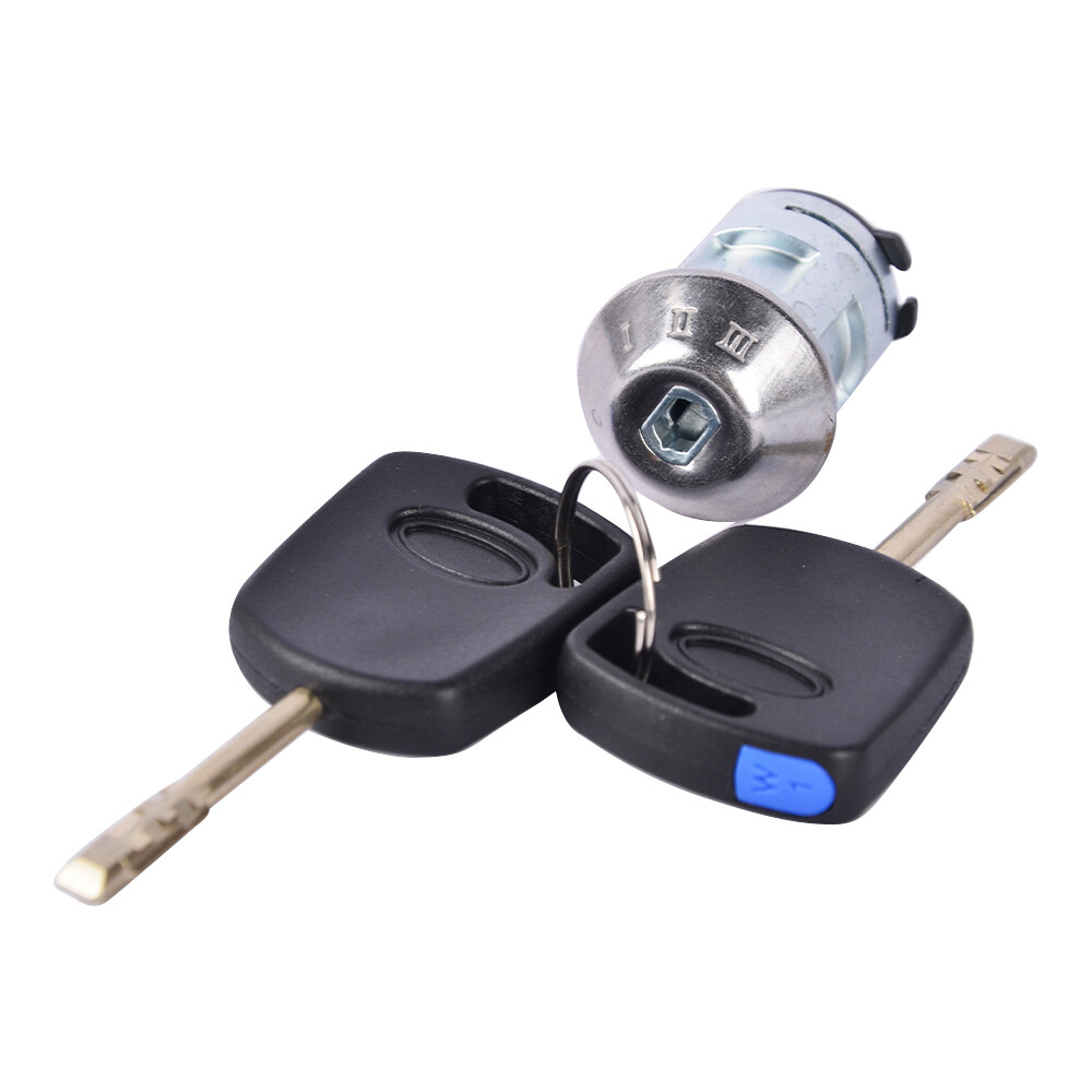 2 Keys Complete Lock Set For Ford Transit Connect Bonnet Fuel Door Lock ...