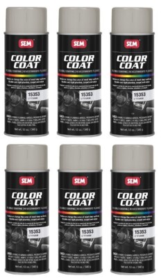 SEM 15353 Color Coat Light Titanium Spray Paint Aerosol Can 12 oz. (6 ...