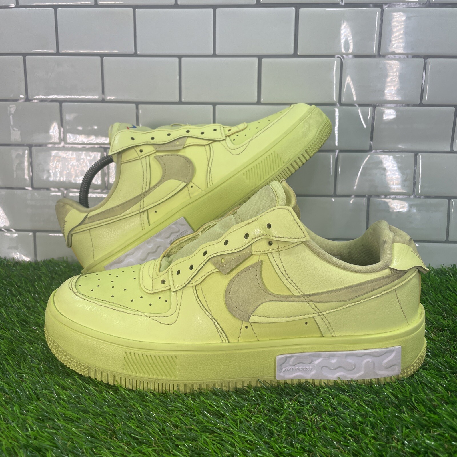 Nike Air Force 1 Fontanka Yellow Strike Volt DA7024-700 Women's Size 9. ...