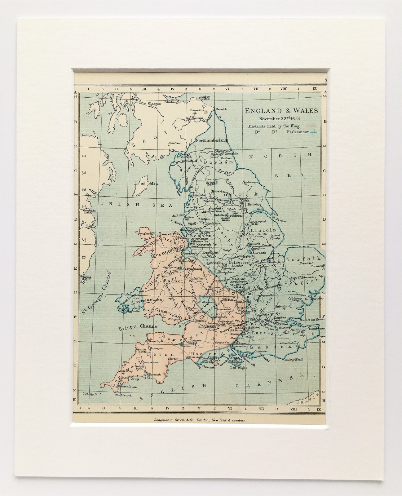 English Civil War Map