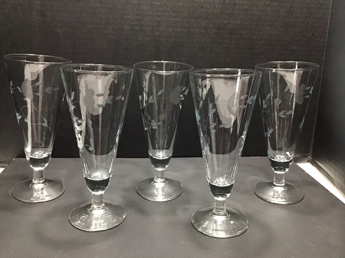 Princess House Crystal Heritage Parfait Stems Set Of Six