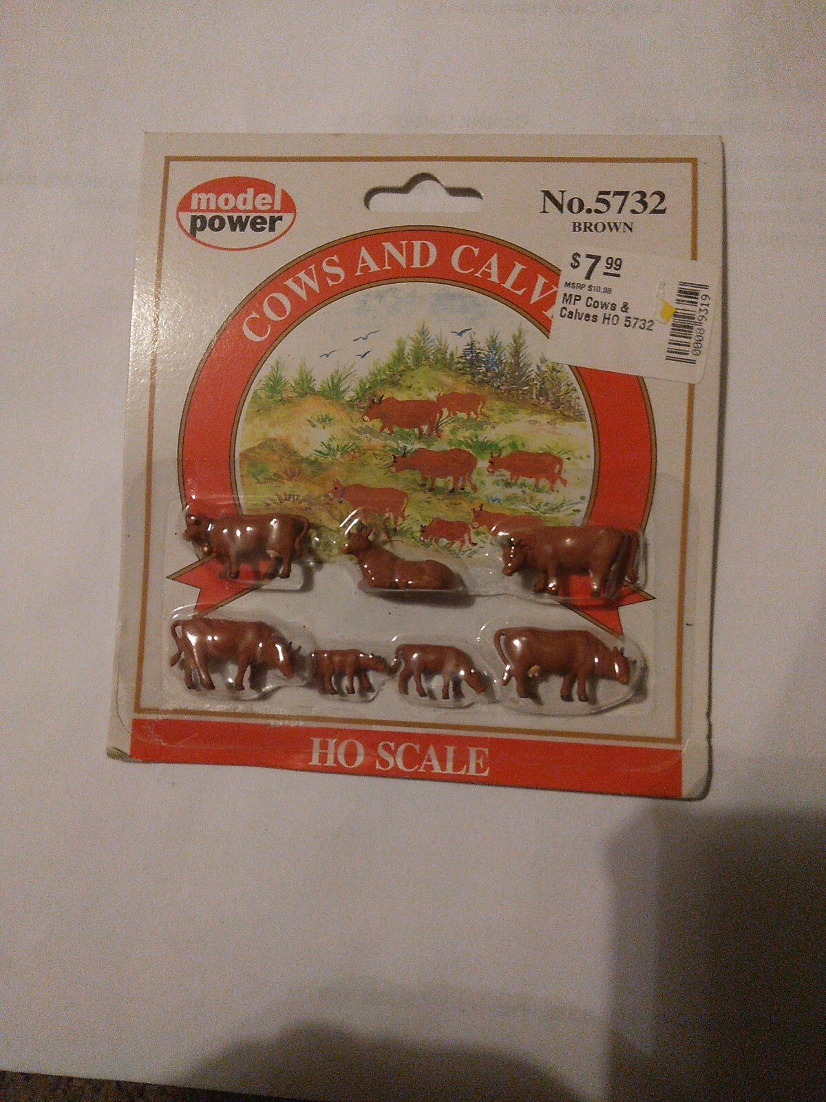 Model Power HO Scale Cows And Calves Set of 7 #5732 | eBay