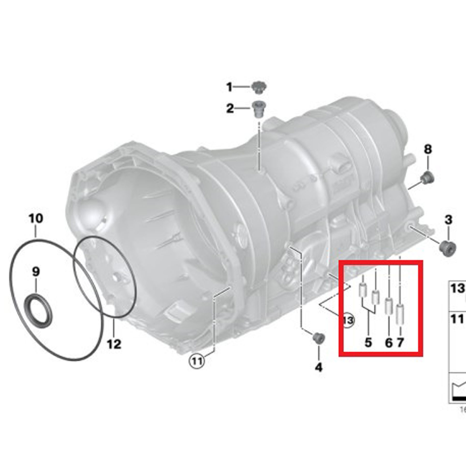 ZF Reparatursatz Dichtungen für BMW 1 3 5 6 7 Automatikgetriebe 6HP19 6HP21 | eBay