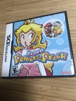 Super Princess Peach Nintendo DS 2006 COMPLETE Game Instruction Booklet ...