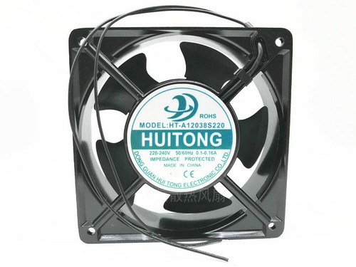 1PC HUITONG HT-A12038S220 220-240V cabinet high temperature cooling fan ...