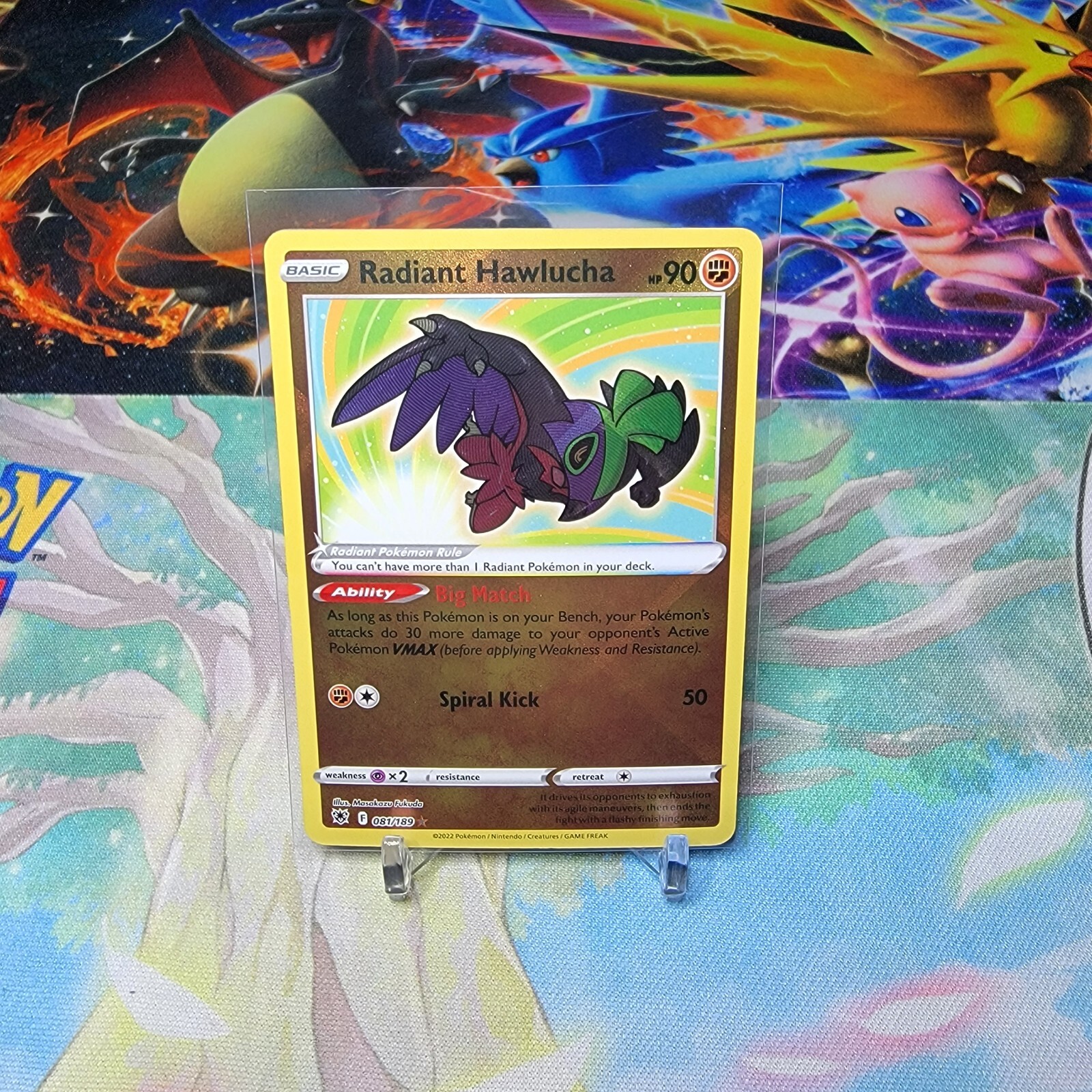 Pokémon TCG Radiant Hawlucha Astral Radiance 081/189 Holo Ultra Rare | eBay