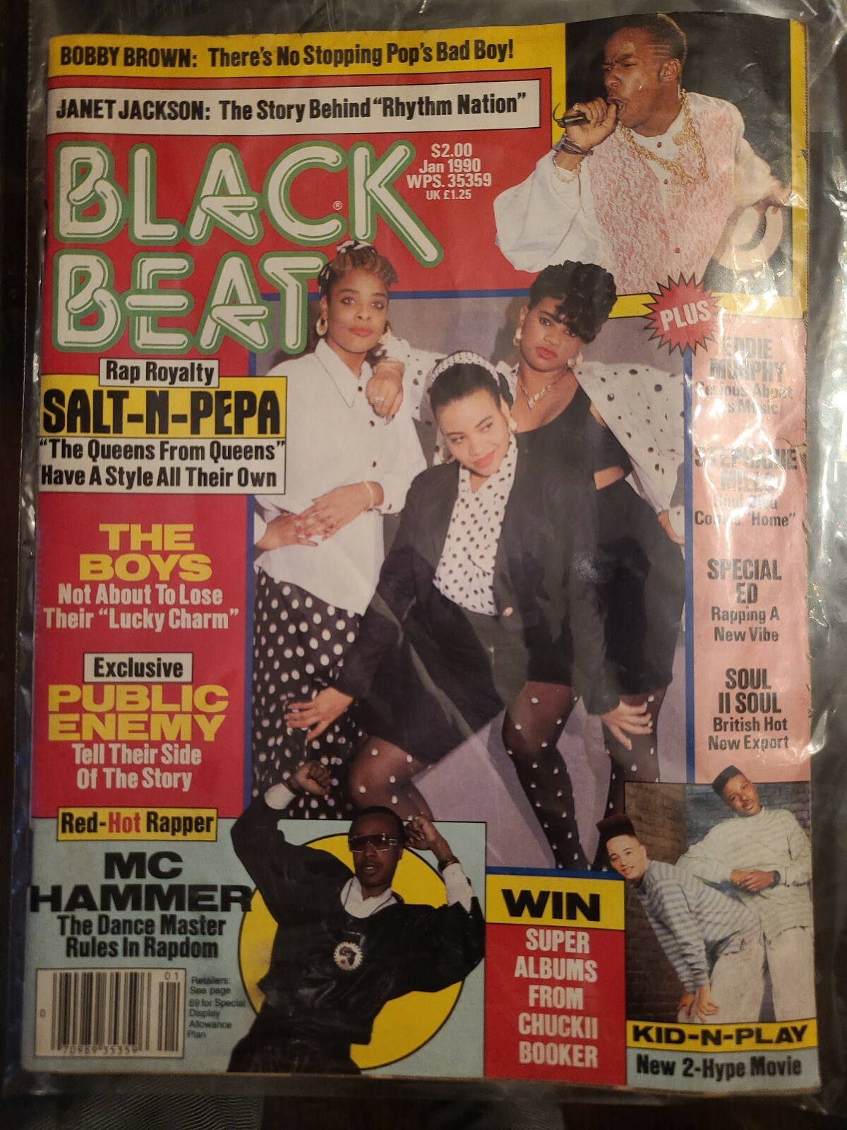 Vintage Black Beat Magazine January 1990 | eBay