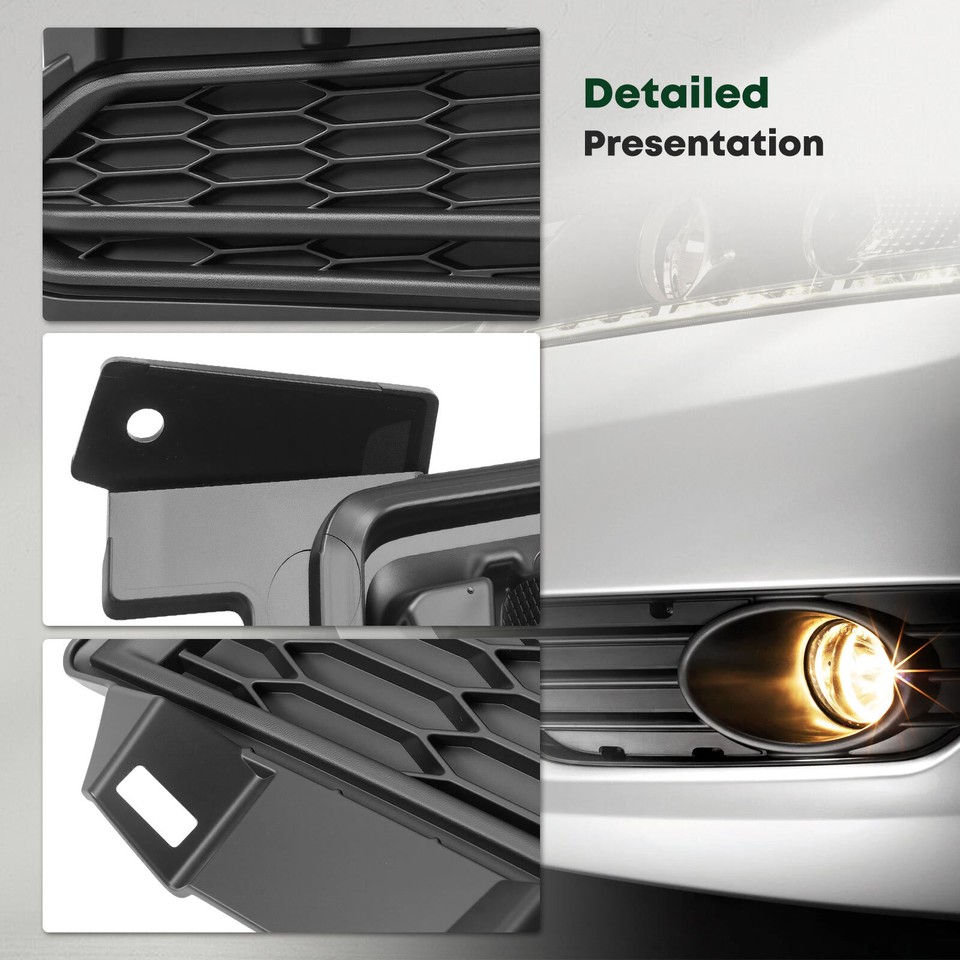 Front Passenger Fog Light Cover for Nissan Versa S SV 2020 2021 2022 ...