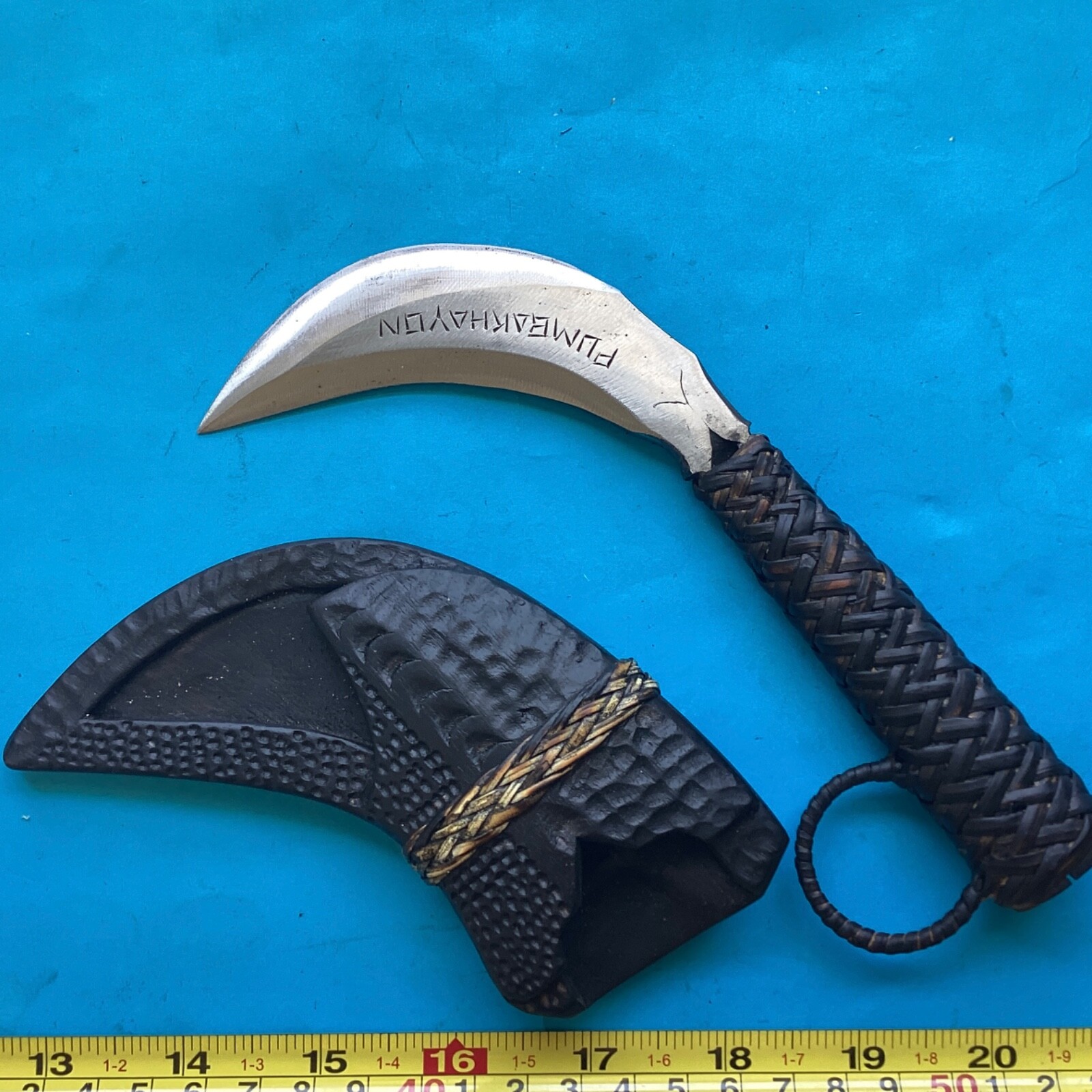 Filipino knife Ifugao tribal handmade KARAMBIT Kali martial art | eBay