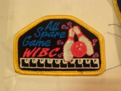 Vintage Bowling WIBC All Spare Game PATCH Bowling League - 3" long ...