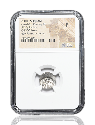 CELTIC, Central Gaul. Sequani. 1st Century BC. Quinarius, Q DOCI, NGC ...