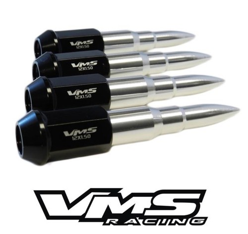20 TRUE SPIKE 112MM 1/2" STEEL BULLET LUG NUTS SILVER FOR DODGE JEEP ...