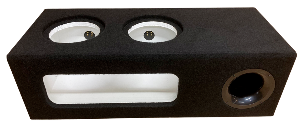 Custom Ported Sub Box Enclosure for 2 8" CT Sounds Meso 8 Subs ~ WHITE ...
