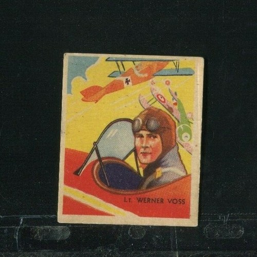 1933 1934 National Chicle Sky Birds No 51 Lt. Werner Voss VG | eBay