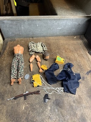 Vintage Rare 1975 Hasbro GI Joe Muscle Body Action Figure Doll Toy ...