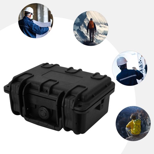Protective Dry Box Case Equipment Safety Case Waterproof Dry Box Black ...