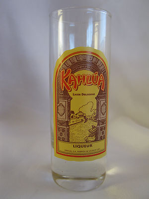 Kahlua Liqueur Tall Shot Glass Shooter | eBay