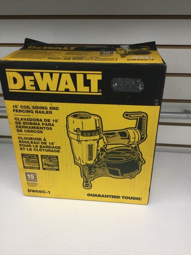 DEWALT DW66C-1 COIL SIDING AND FENCING NAILER (EZ4001689) 885911397230 ...