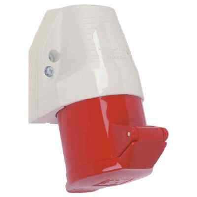 Walther CEE Steckdose 5p 32A 6h 400V (50+60Hz) rot IP44 Aufputz ...