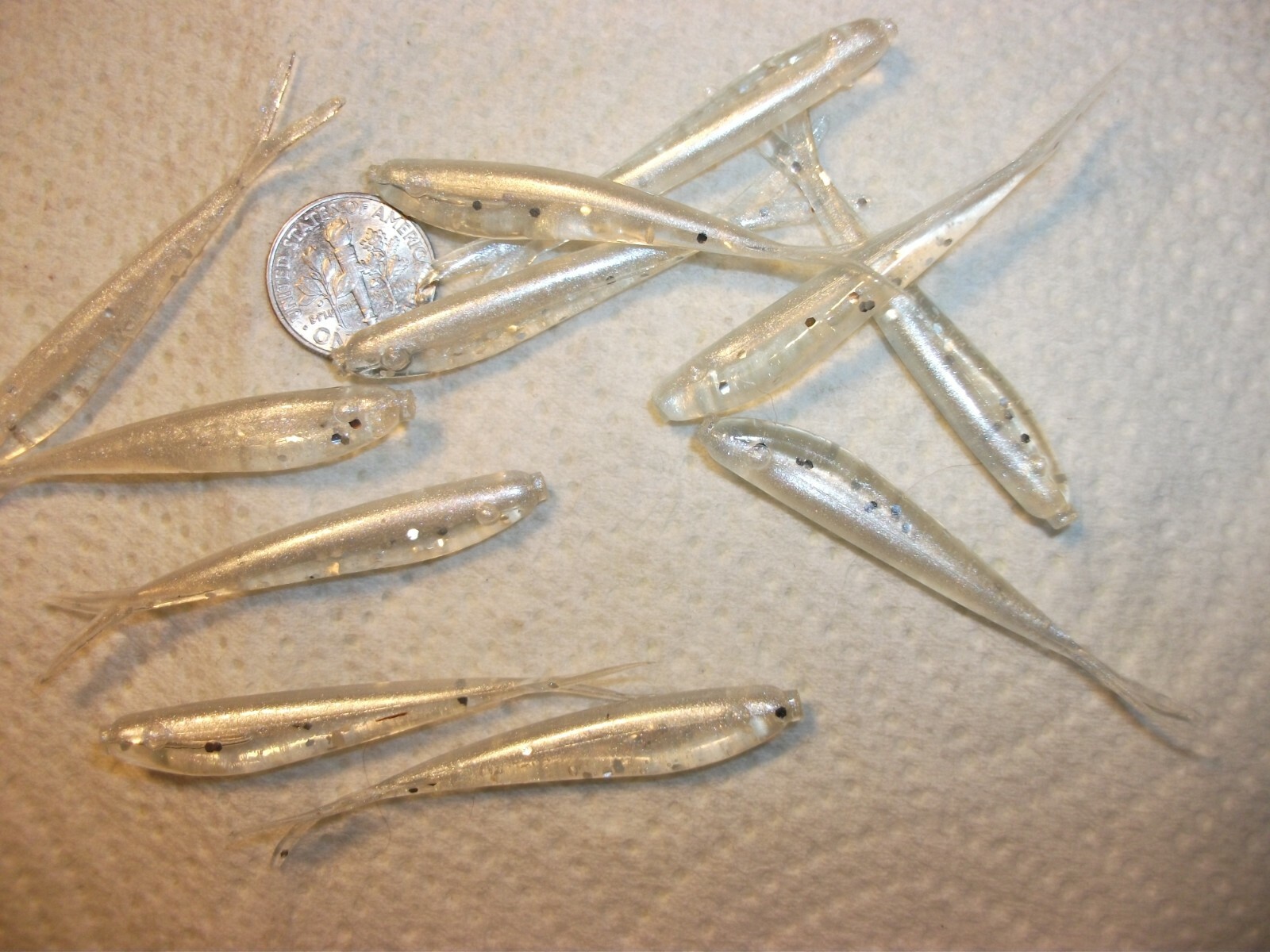 100-2 1/4"crappie bass walleye-shad minnow-jig grubs-drop shot-split ...