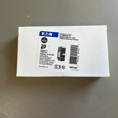 Eaton BRP120AF Circuit Breaker New In Box | eBay