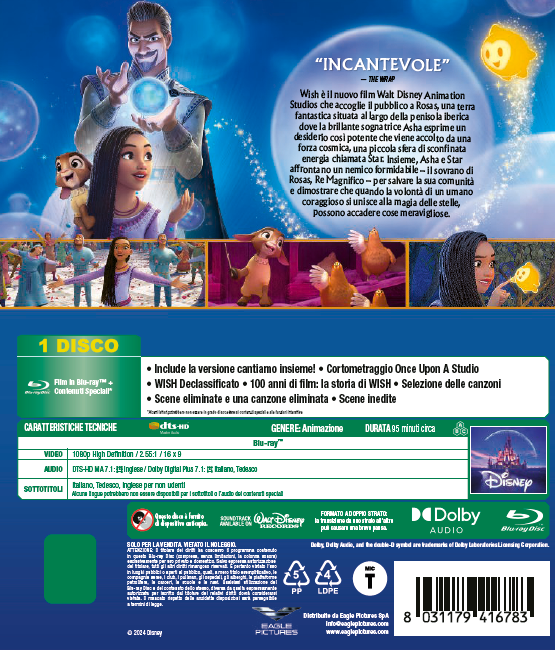 Wish (Blu-Ray Disc - SteelBook) Walt Disney | eBay
