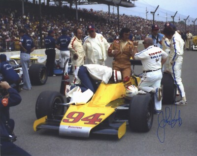 JOHNNY PARSONS JR Vatis Finley Offy AUTOGRAPHED 1974 INDY 500 8 X 10 ...