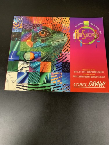 Corel Draw 1990's Art Show 3 Book NO CD-ROM INCLUDED 735163003406 | eBay