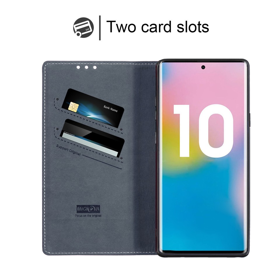 Case Cover For Samsung Galaxy Note 10 Pro/10 Plus Flip Card Wallet ...