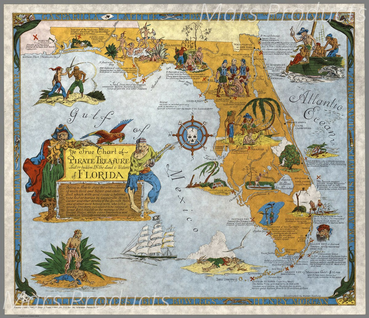 Treasure Island Florida Map