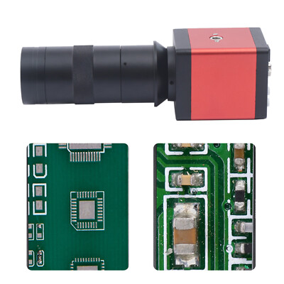 HDMI Video Microscope VGA Camera HD Industrial Digital USB Lens 1080p ...