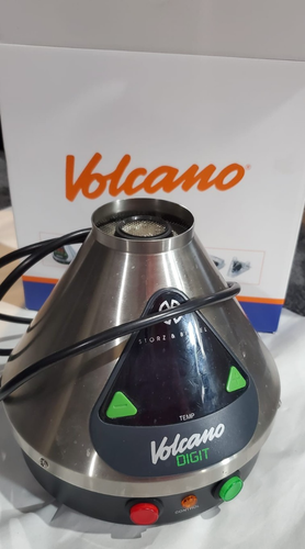 Storz & Bickel Volcano Digit Atomizer in Original Box Silver Steel ...