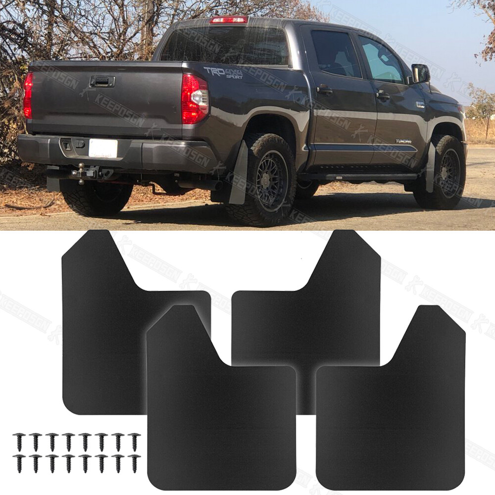 4Pcs Wide Rally Mud Flaps Splash Guard Mudguard Fit For Toyota Tundra ...