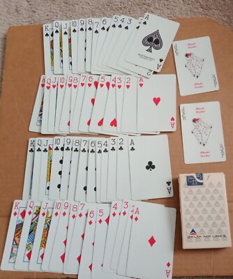 Delta Airlines Vintag Playing Deck Cards | eBay