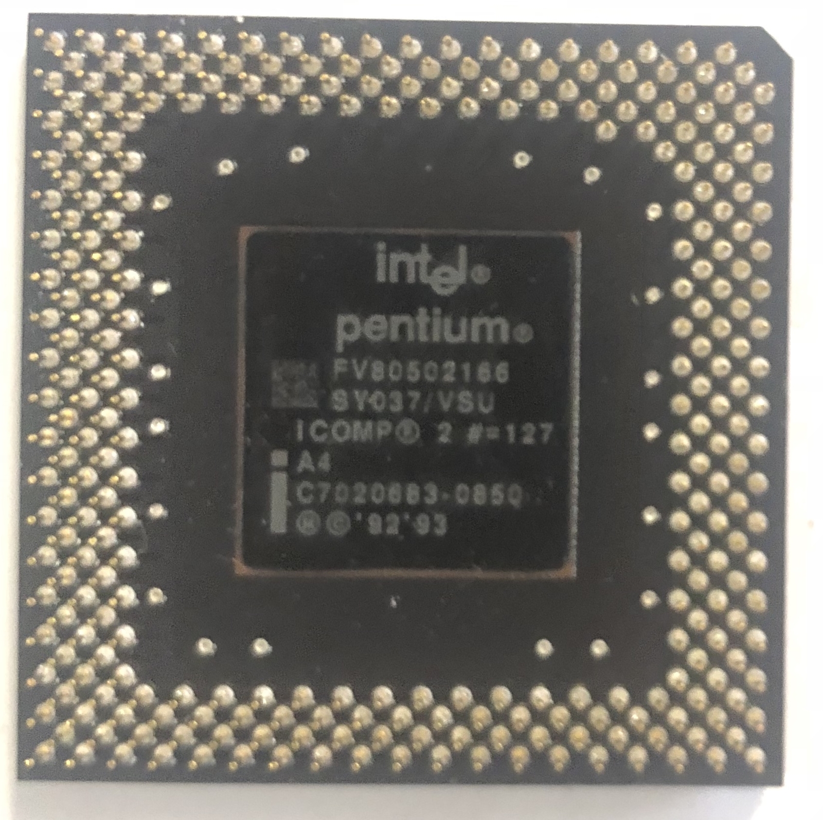 Intel Pentium 166 MHz Desktop CPU Processor- SY037 | eBay
