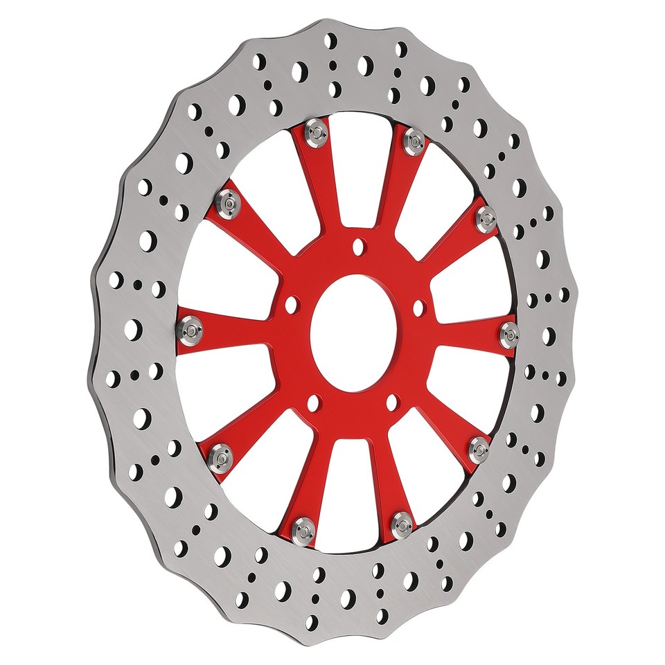 Front Disc Rotors Brake Rotor for Harley-Davidson Touring Softail Dyna ...
