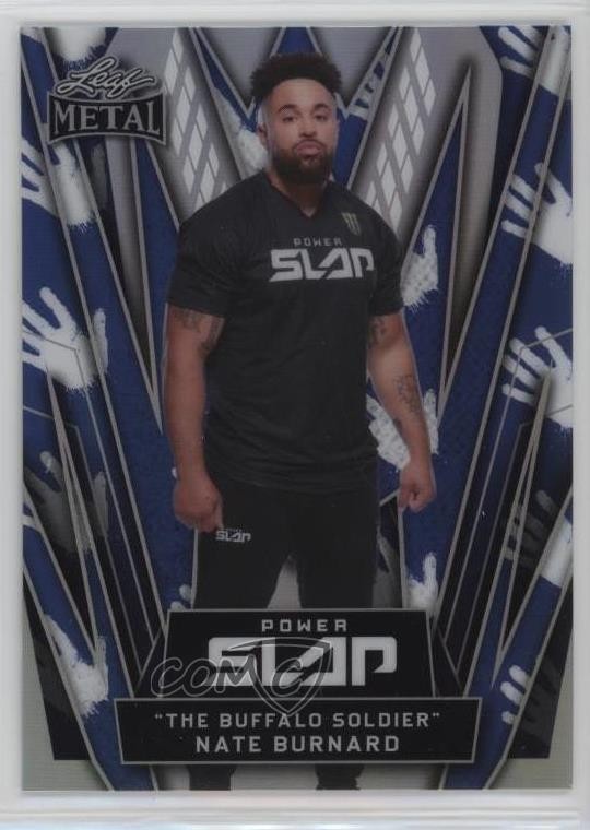 2025 Leaf Metal Power Slap - Nate Burnard #28 Hand Print Prismatic /10 ...