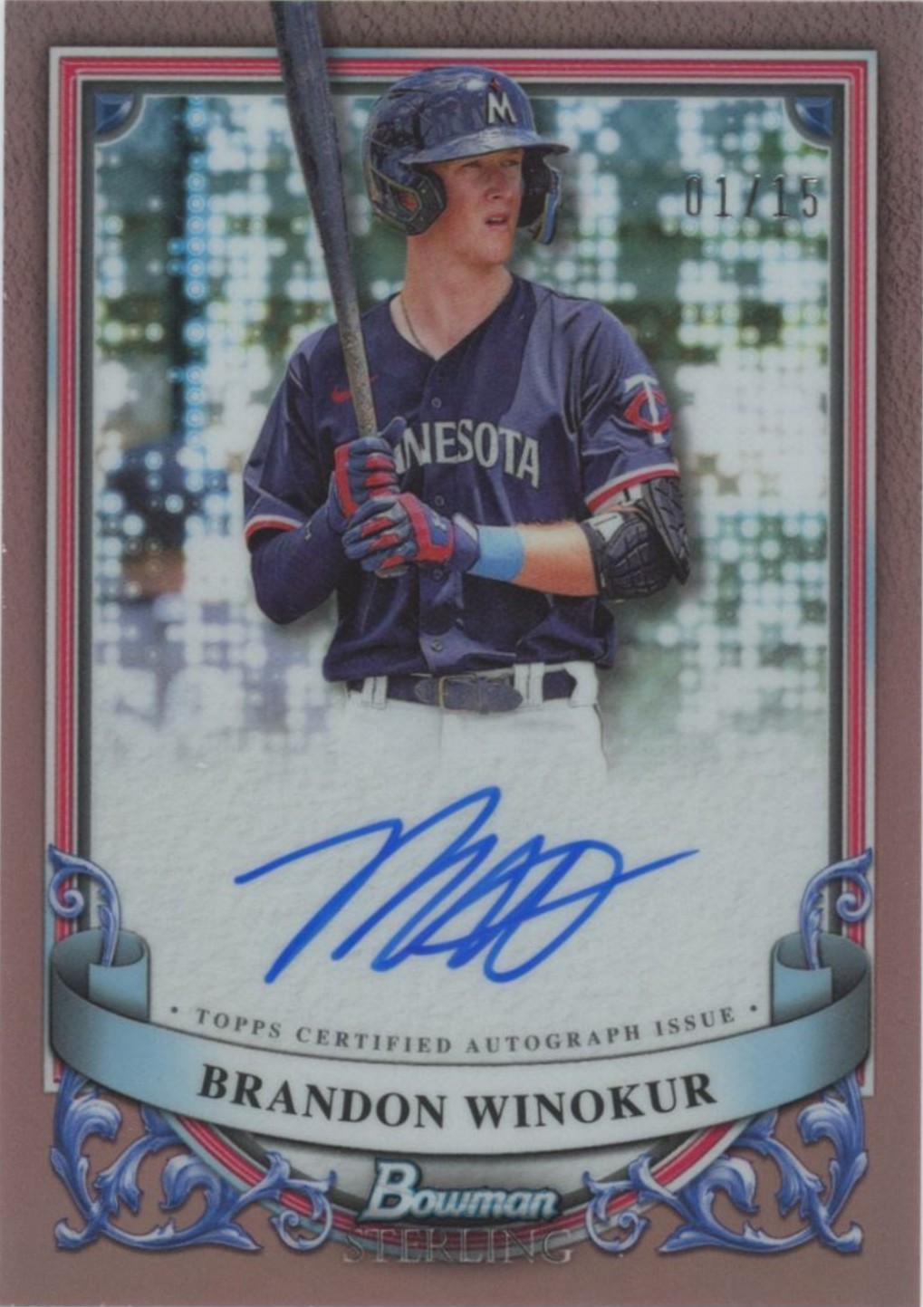 2024 Bowman Sterling - Prospect Autographs Brandon Winokur #PA-BWI Rose ...