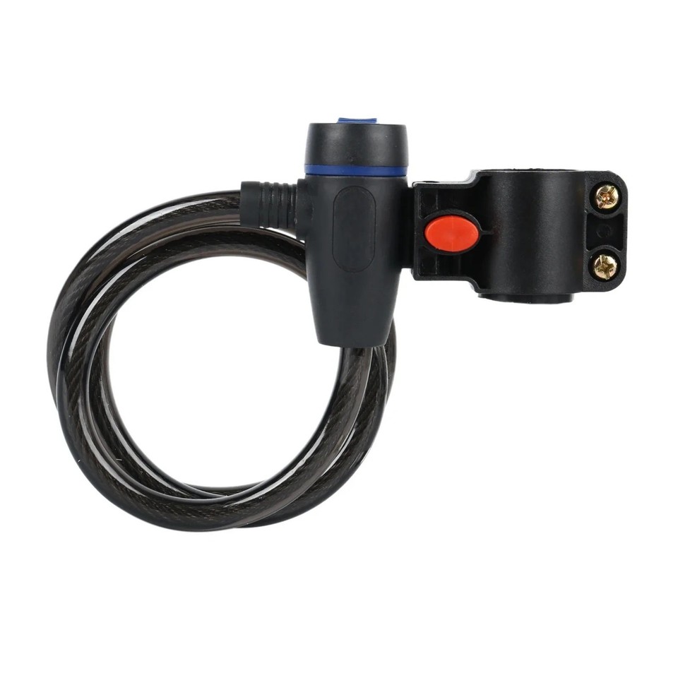 Bike Lock Heavy Duty Cable Anti Theft Bicycle 2 Key Security Chain ...