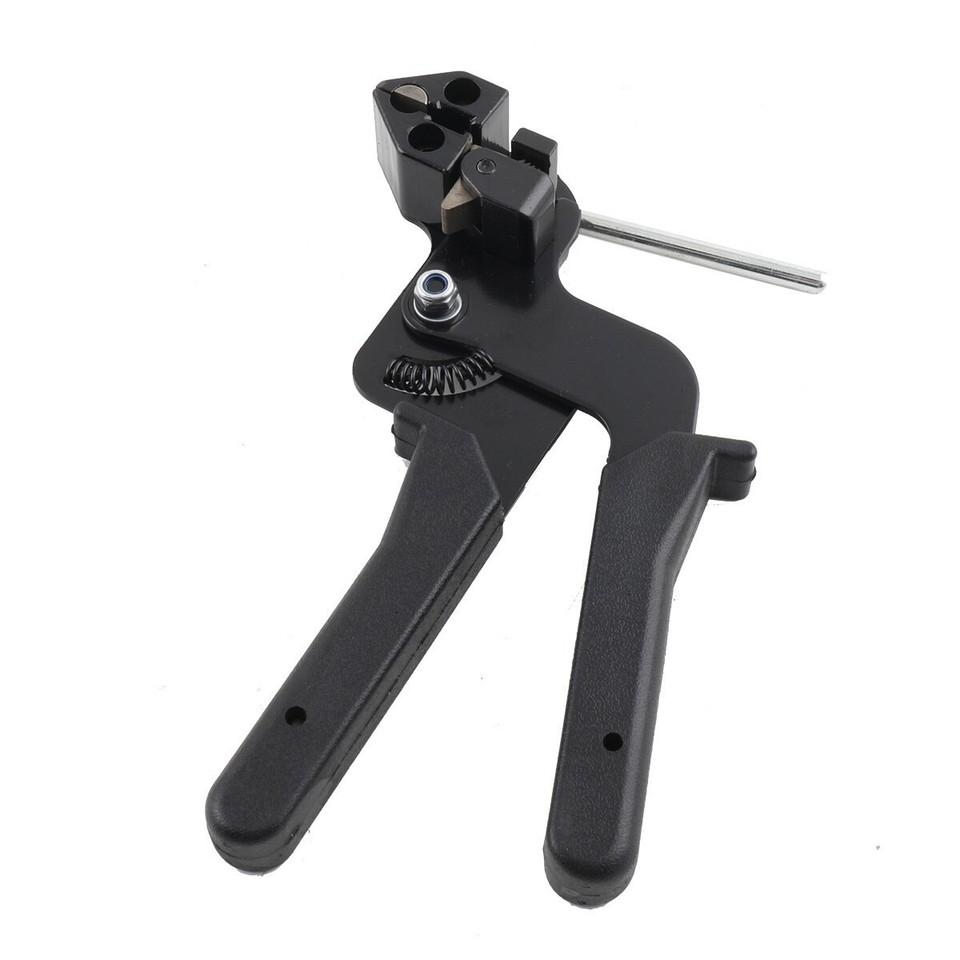 Cable Tie Tool Gun Stainless Steel Cable Tie Tool With 200pcs Metal Zip ...
