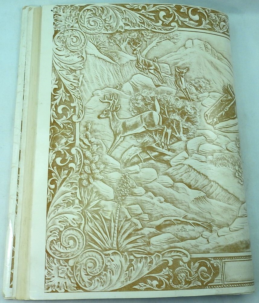 How to Carve Leather. Al Stohlman. Figure Carving Dye Chart Method ...