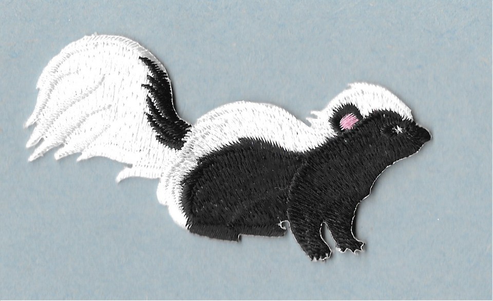Skunk - Wild Forest Animal - Camping - Embroidered Iron On Patch | eBay