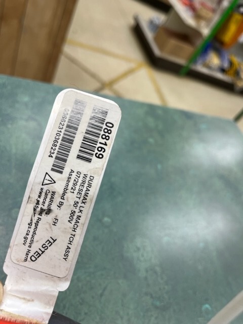 HYPERTHERM DURAMAX LOCK PLASMA TORCH. 180 DEGREE W/ 50' LEAD (088169 ...