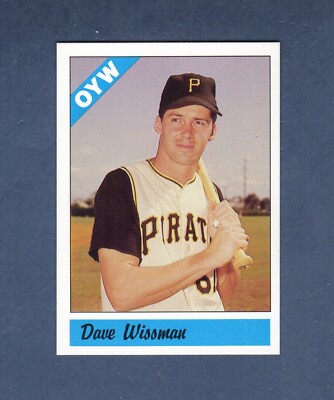 #83 DAVE WISSMAN, 1964 Pittsburgh Pirates ~ 1983 Fritsch One-Year ...