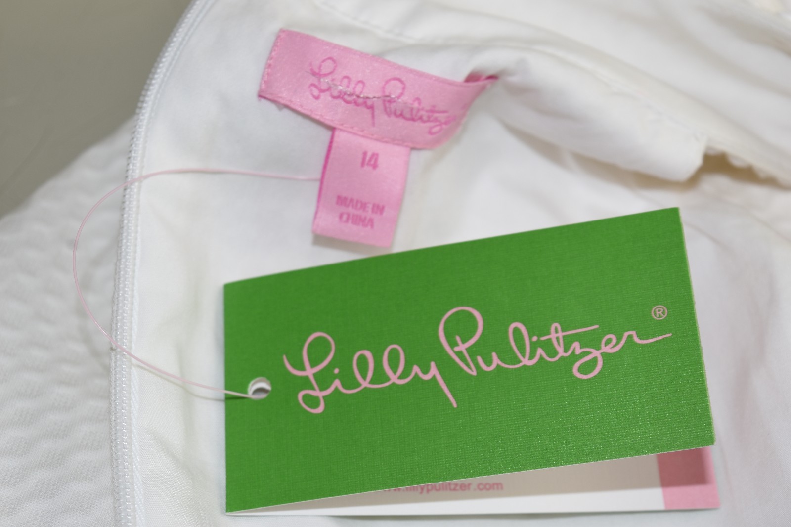 $238 New Lilly Pulitzer CARLTON SHIFT DRESS Resort White Jeweled Beaded ...